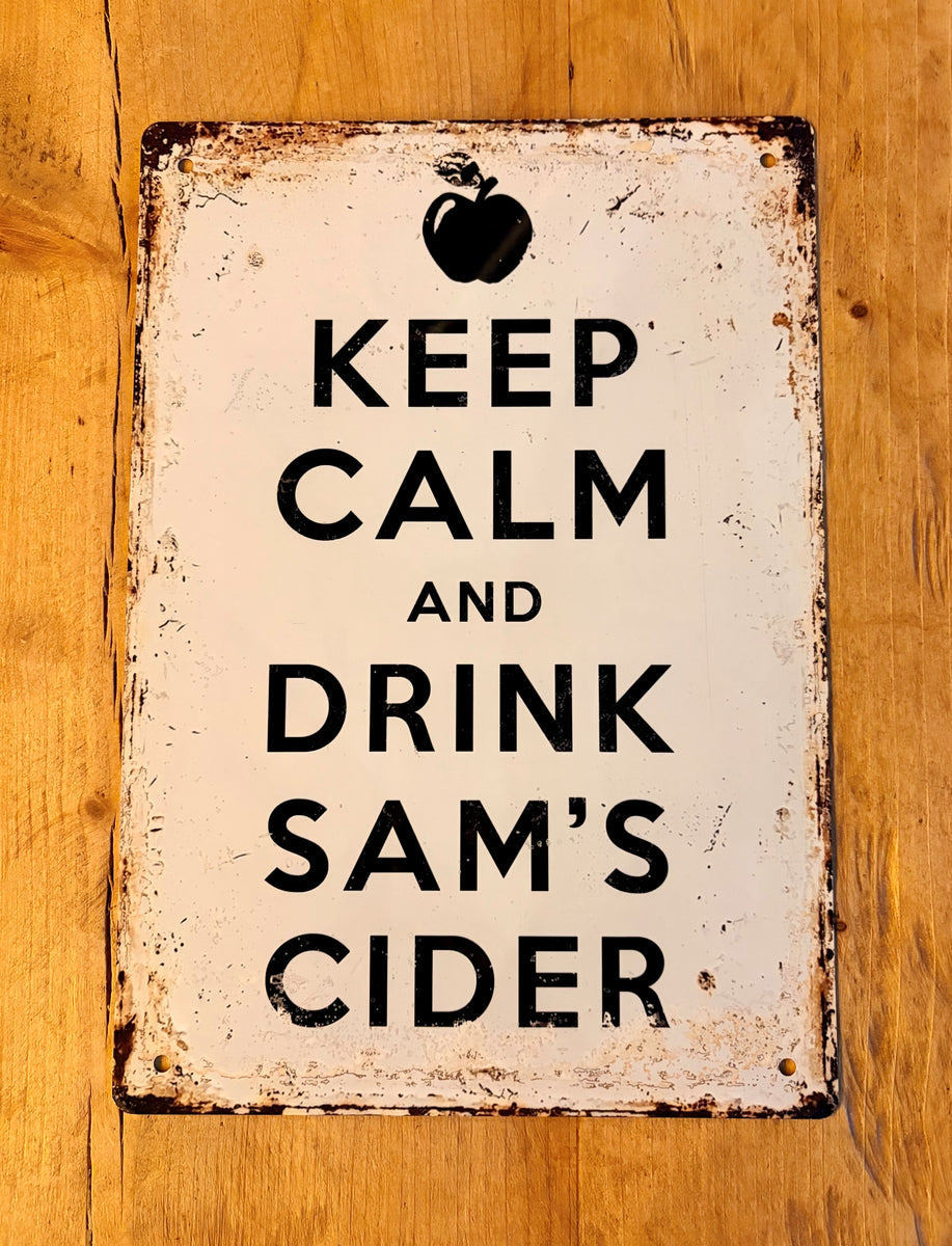 Vintage Sam's Cider sign