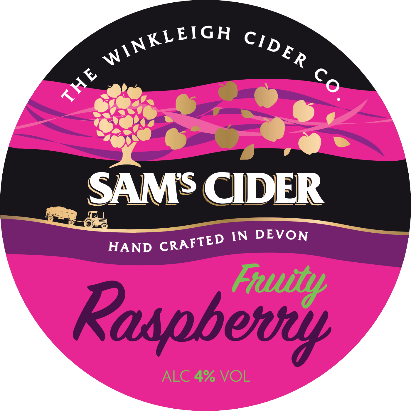 Sam’s Fruity Raspberry Cider (20L Box) 4% ABV - Sam's Cider